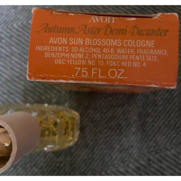 Avon | Other | Vintage Avon Autumn Aster Demidecanter Sun Blossoms ...